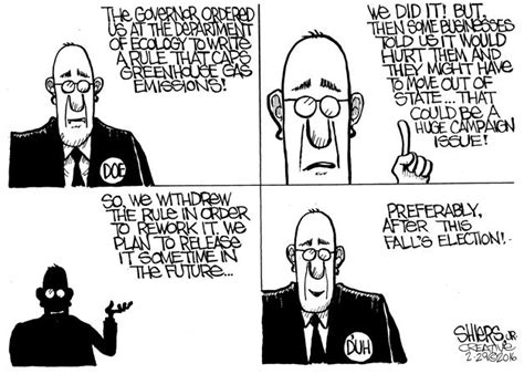New Rule To Cap Greenhouse Gas Emissions Cartoon Bothell Kenmore