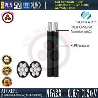 Jual Kabel NFA2X 2x10 Mm2 SUTRADO Twisted Cable Kabel Udara Kabel TC