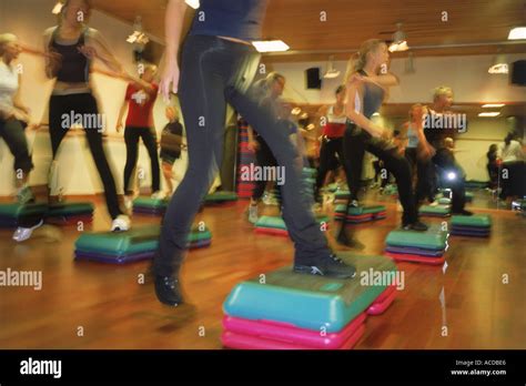 Step Aerobics Class Step Aerobics Class