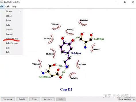 软件分享 Ligplot 分子间相互作用分析 知乎