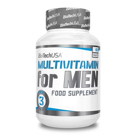 BioTech USA Multivitamin férfiaknak, 60 tabletta - eMAG.hu