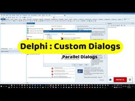 Delphi Custom Message Dialogs Youtube