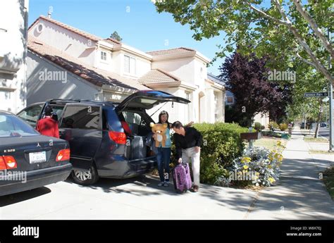 American Table Tennis Player Ariel Hsing Second Right Speaks To Her Father Michael Hsing As He