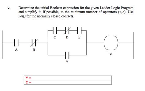 Solved V Determine The Initial Boolean Expression For The