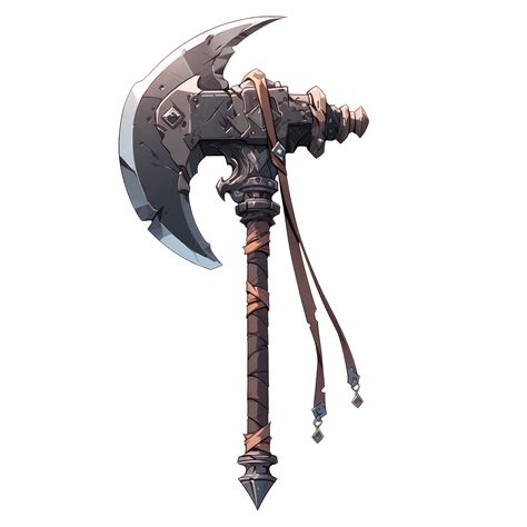 Ai Generated 2d Axe Weapon Game Asset Design 36901807 Png