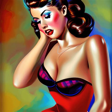 Beautiful Pin Up Women · Creative Fabrica