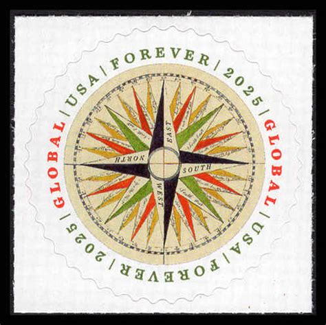 Usa 5956 Mint Nh Compass Rose Global International 165 United