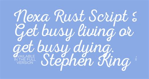 Nexa Rust Script L 0 Free Font What Font Is