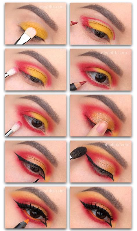 Natasha Denona Sunset Palette Makeup Tutorial Maquiagem De Fogo
