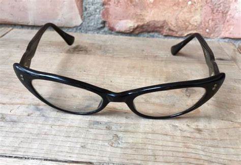 Vintage 1950s 60s Cat Eye Eyeglasses Frame Selecta Made In France