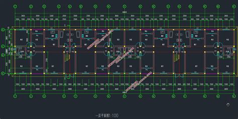 六层3400平米武汉光谷某小区钢结构住宅楼设计建筑图结构图建筑结构56设计资料网