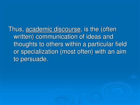 PPT What The Is Academic Discourse PowerPoint Presentation Free Download ID 67972