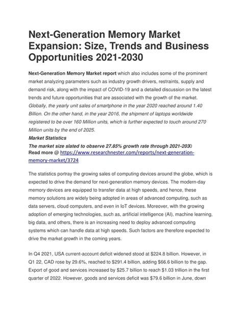 Ppt Next Generation Memory Market Powerpoint Presentation Free