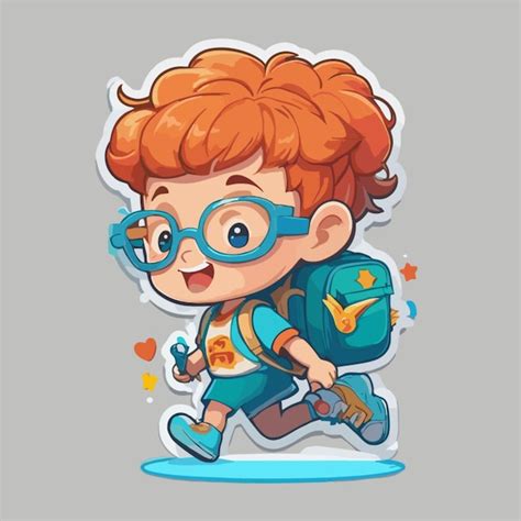 Premium Vector School Cartoon Vector