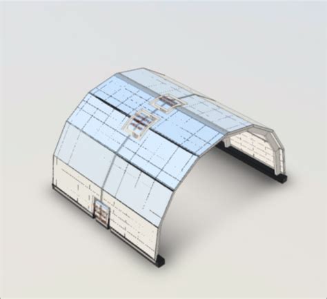 Segmented Arch Skylight High Profile Structures Unlimited