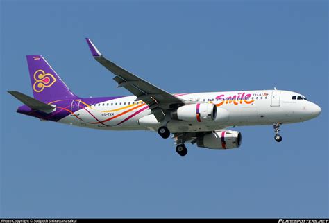 HS TXM Thai Smile Airbus A320 232 WL Photo By Sudpoth Sirirattanasakul