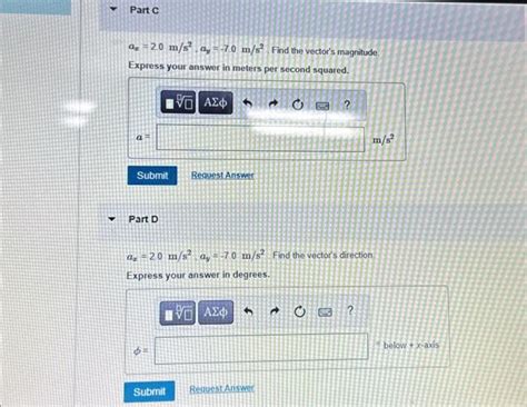 Solved Vx M S Vy M S Find The Vector S Magnitude Chegg Com