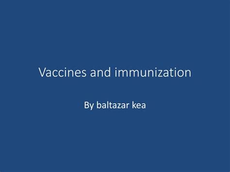 Expanded Program On Immunization Pptx