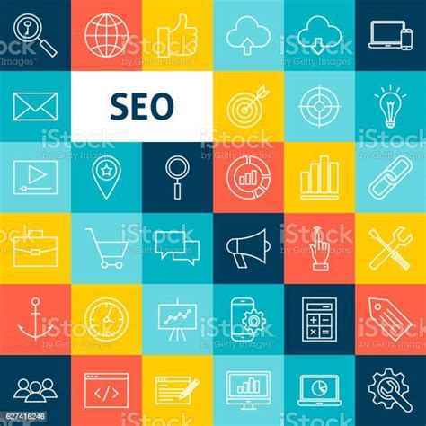 벡터 라인 Seo 아이콘 공동체에 대한 스톡 벡터 아트 및 기타 이미지 공동체 리더십 아이콘 Istock