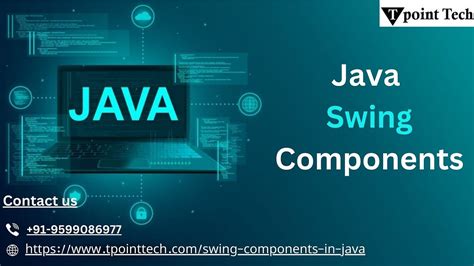 a beginner s guide to java swing components by tpoint tech medium