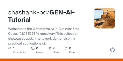 Github Shashank Pdgen Ai Tutorial Welcome To The Generative Ai In