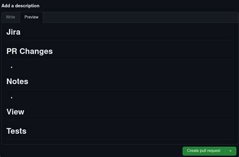 Add A Pull Request Template To The Xwiki Platform Github Development