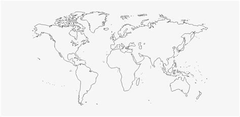 Grid Clipart Map Grid World Map Black And White Png Image
