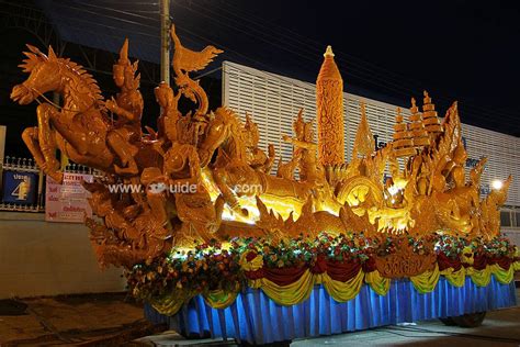 113 ปี งานประเพณีแห่เทียนเข้าพรรษาจังหวัดอุบลราชธานี 2557