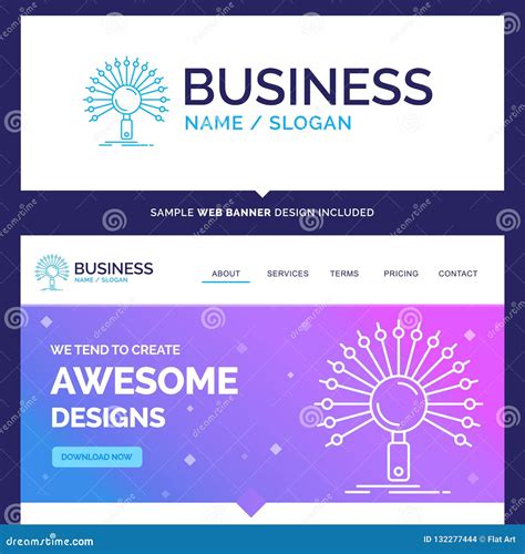 Beautiful Business Concept Brand Name Data Information Informa Stock