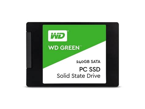 Western Digital WDS240G2G0A Green 240GB SATA 6Gb/s 2.5" Solid State ...