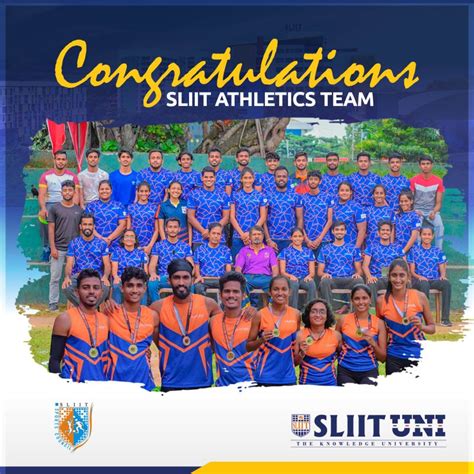 Sliit On Linkedin Congratulations Sliit Athletics Team