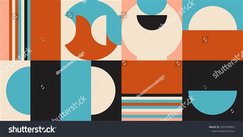 Modern Vector Abstract Geometric Background Circles Stock Vector Royalty Free 2029504853