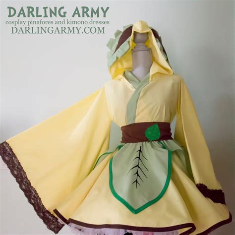 Leafeon Pokemon Gijinka Cosplay Kimono Dress By Darlingarmy Deviantart