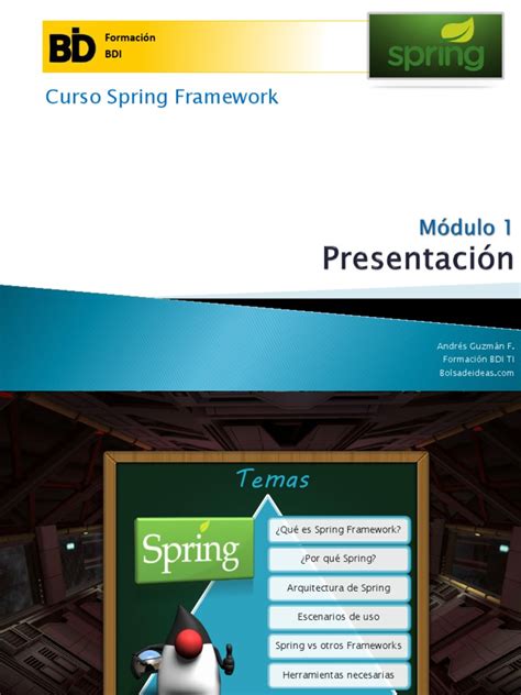 Introduccion Spring Pdf Spring Framework Marco De Software