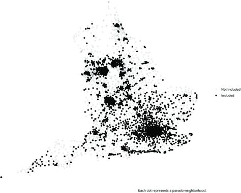 Mapping The Location Of Pseudo Neighbourhoods Included In Sample Download Scientific Diagram