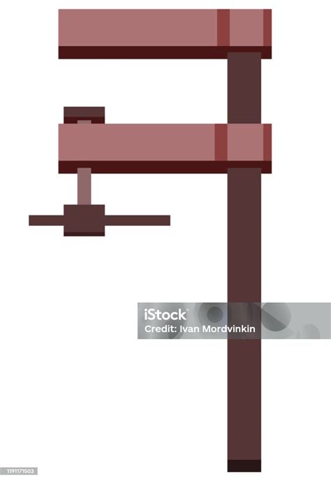 클램프 벡터 마스터 조이너 자물쇠 장인 빌더를위한 도구 범용 도구 워크 벤치 도구 부품을 압축하고 접합하는 도구 수리 및 생성 그림 격리 강철에 대한 스톡 벡터 아트 및