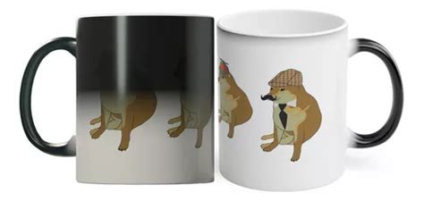 Taza Mágica Café Regalo Meme Cheems Perro Disfrazado Varios