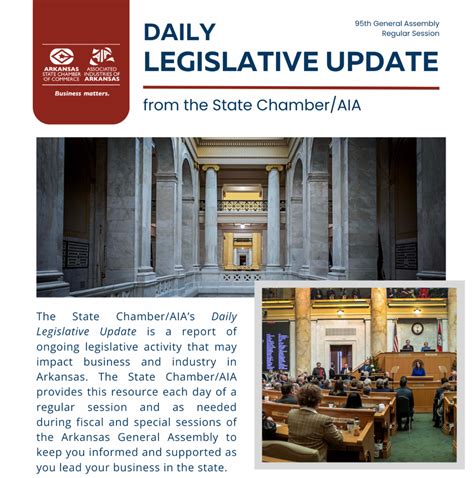 Daily Legislative Update 95th General Assembly Regular Session