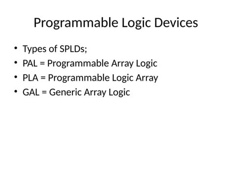Programmbale Logic Devices44444441pptx