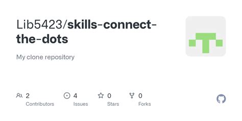 GitHub Lib5423 Skills Connect The Dots My Clone Repository