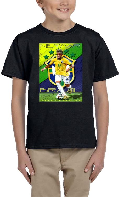 Koszulka Neymar Junior Brazylia 104 Czarna 3178 Inny Producent