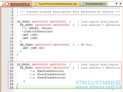 Touchgfx使用外部flash储存图片数据时，如何使用烧录器和iaps 直通fae 论坛 意法半导体stm32stm8技术社区