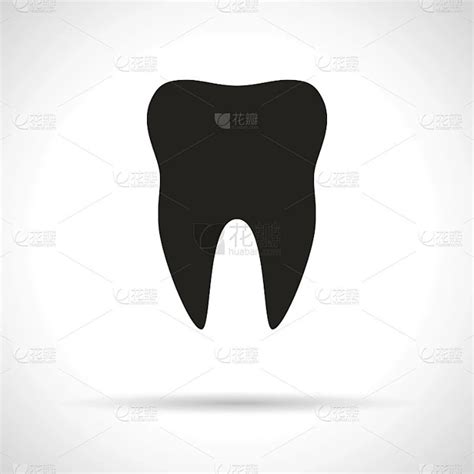 牙齿图标。素材 花瓣网