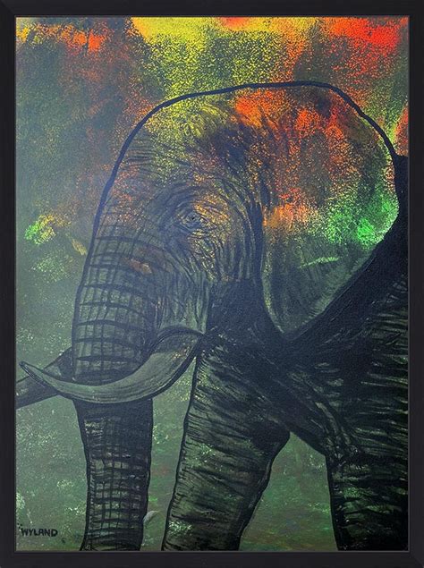 Great African Elephant Wyland Worldwide
