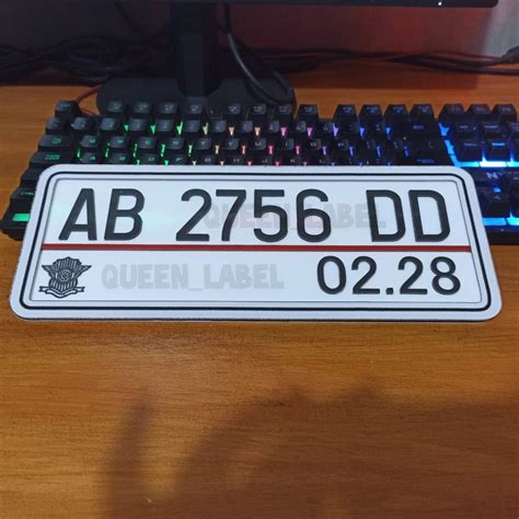 Jual PLAT MOTOR AKRILIK CUSTOM PLAT AKRILIK Shopee Indonesia