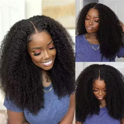 Isee Wear And Go Glueless Wig Afro Kinky Curly Lace Front