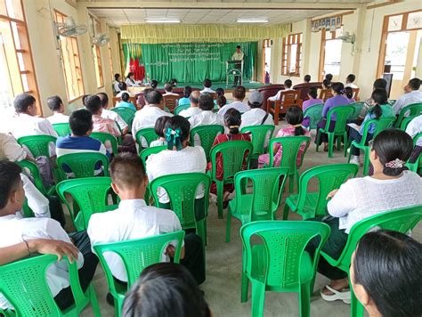 ရွှေတောင်မြို့နယ်တွင်၂၀၂၃ ၂၀၂၄ပညာသင်နှစ် မိဘဆရာအသင်းနှစ်ပတ်လည် အစည်းအဝေးနှင့် လူရည်ချွန် ဂုဏ်ပ