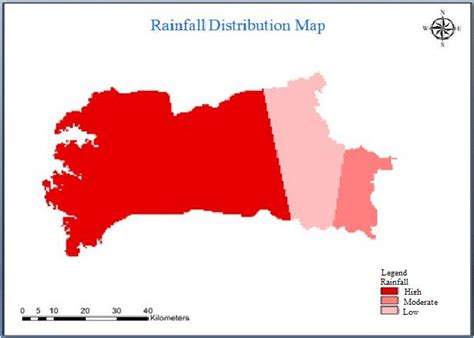 Rainfall Distribution Map Download Scientific Diagram