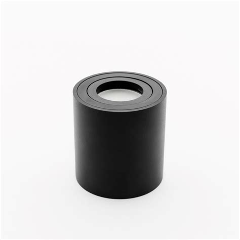 Bogen Gu10 Surface Mounted Cylinder Matte Glass Black Forte Led