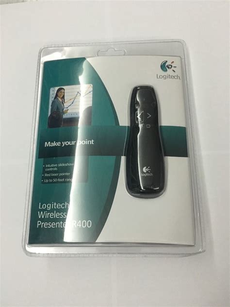 Bn Sealed Logitech Clicker Powerpoint Presenter R400 Model With Laser